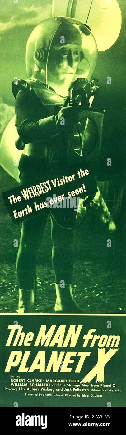 Poster, "The Man from Planet X" (1951) American International Pictures ...