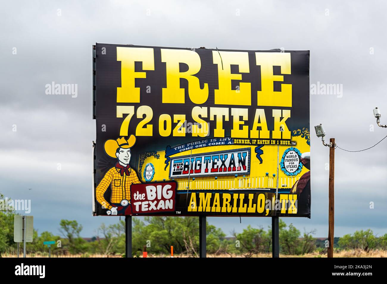Free 72 oz steak billboard hi-res stock photography and images - Alamy