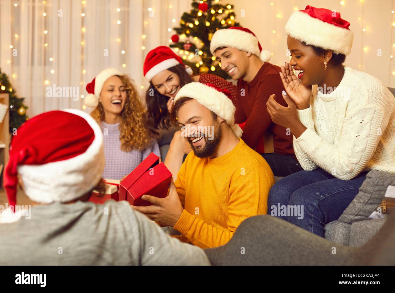International group friends celebrate hi-res stock photography and ...