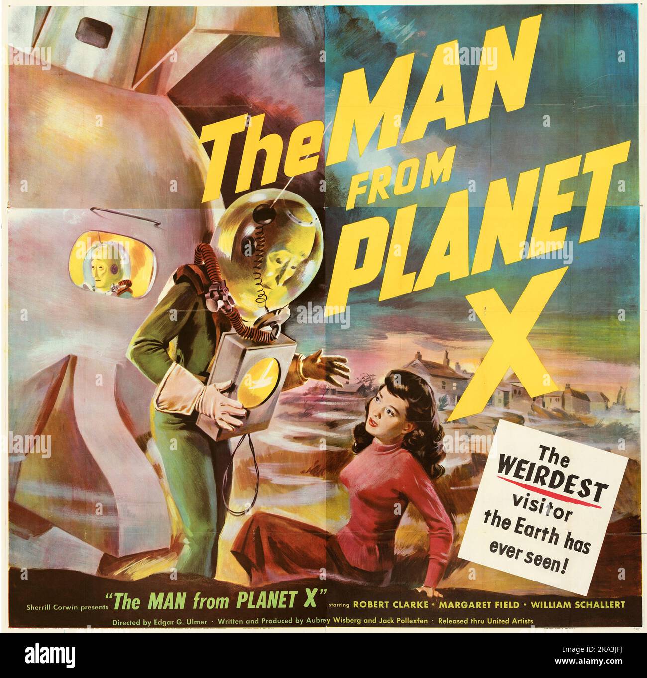 Poster, "The Man from Planet X" (1951) American International Pictures ...