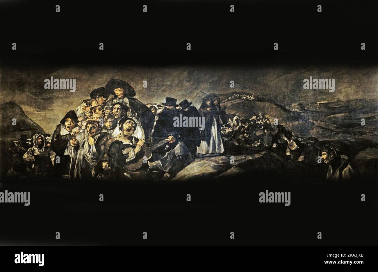 Vintage francisco Goya painting art Stock Photo - Alamy