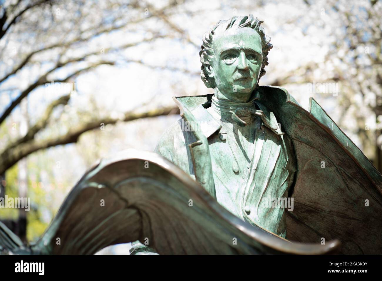 The Edgar Allan Poe statue in Boston, Massachusetts Stock Photo - Alamy