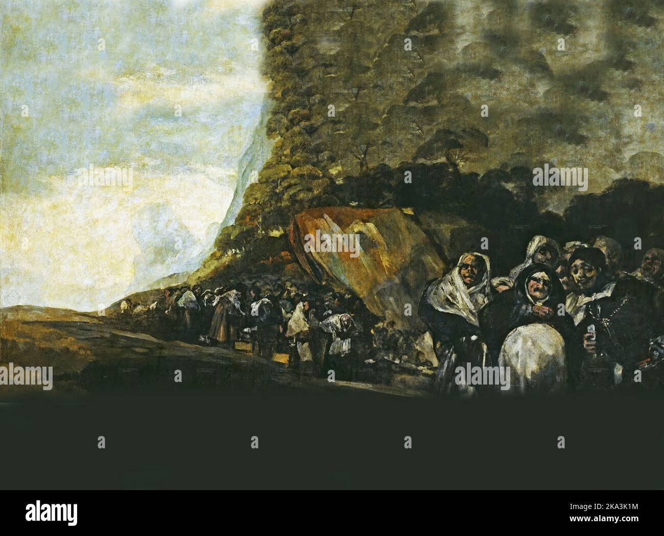 Vintage francisco Goya painting art Stock Photo - Alamy