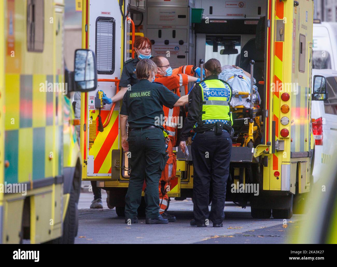 London, UK. 31st Oct, 2022. The NHS is under severe pressure as Winter ...