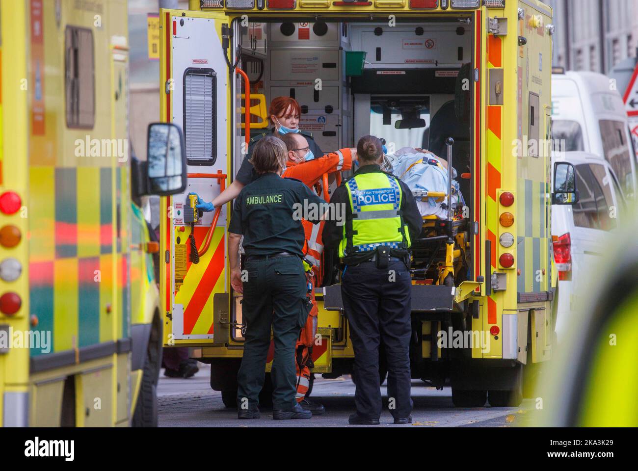 London, UK. 31st Oct, 2022. The NHS is under severe pressure as Winter ...