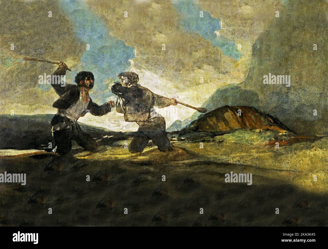 Vintage francisco Goya painting art Stock Photo - Alamy