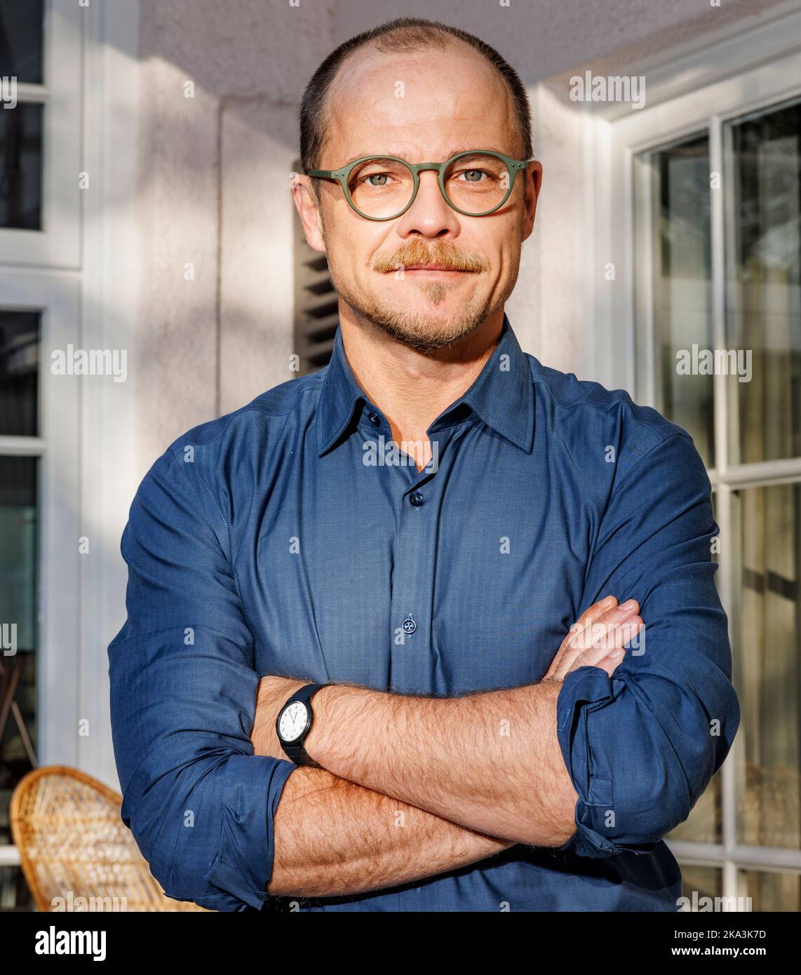 Hamburg, Germany. 10th Oct, 2022. Actor Matthias Koeberlin is on the ...