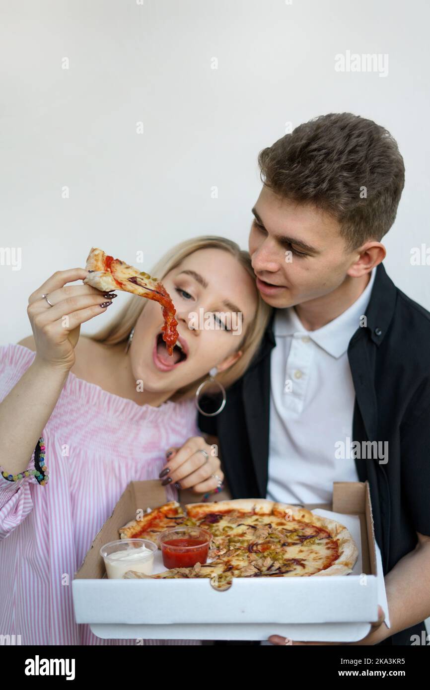 Pizza lovers hi-res stock photography and images - Alamy