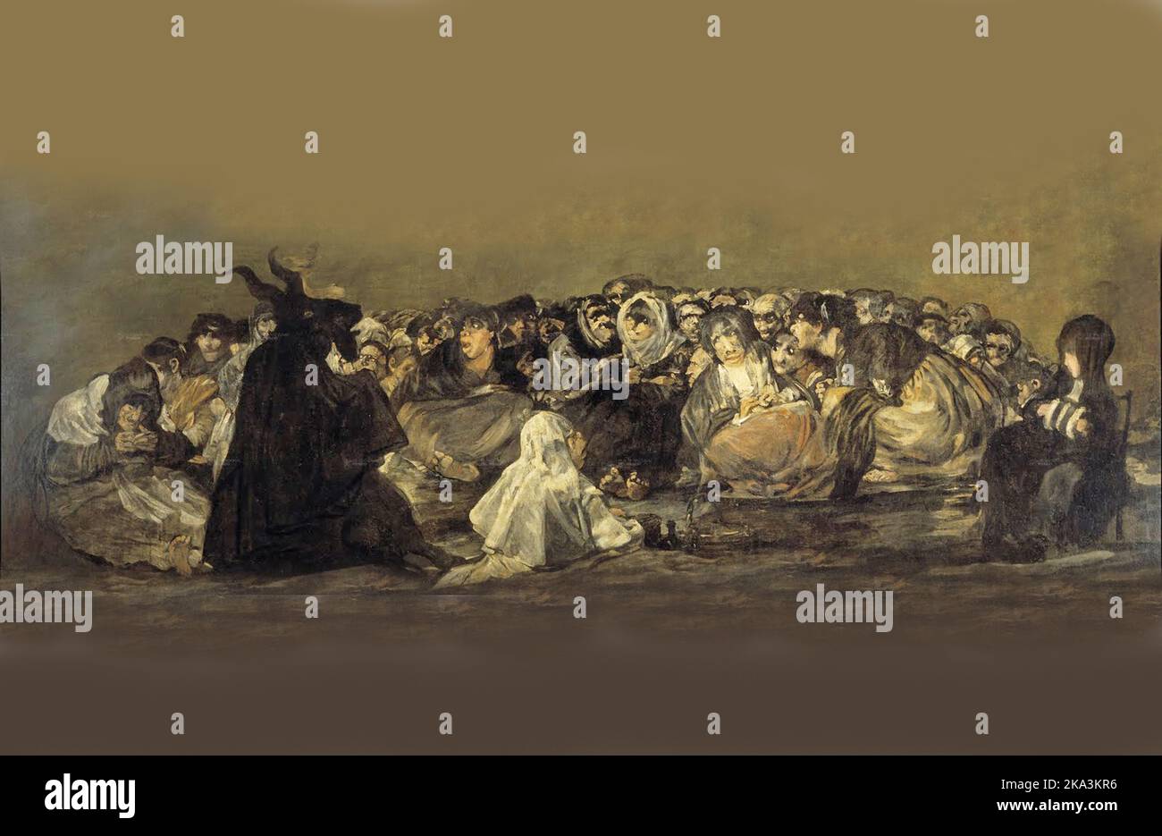 Vintage francisco Goya painting art Stock Photo - Alamy