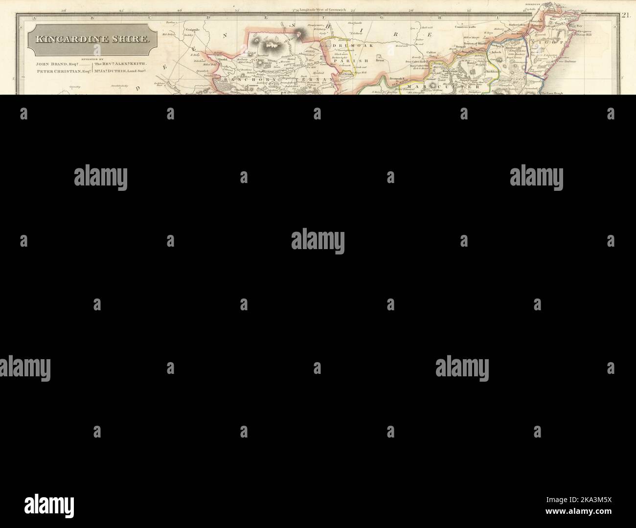 Kincardineshire. Dunnotar Castle. Stonehaven Aberdeen Banchory. THOMSON ...