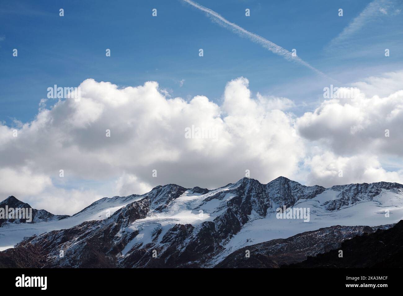 Hiking trail in South Tyrol in the Martell Valley Stock Photo - Alamy