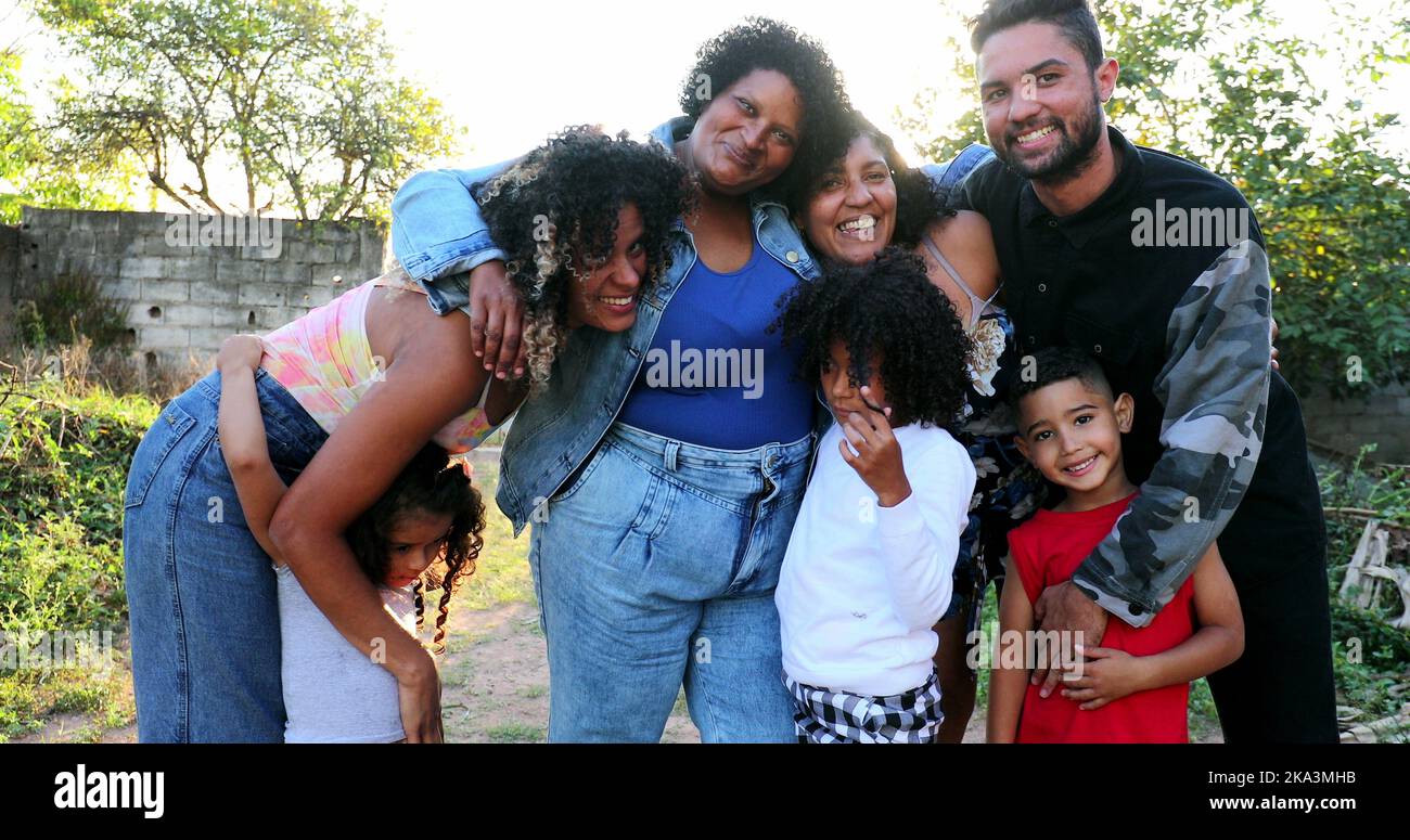 Family posing for photo. Hispanic latin south american family posing ...