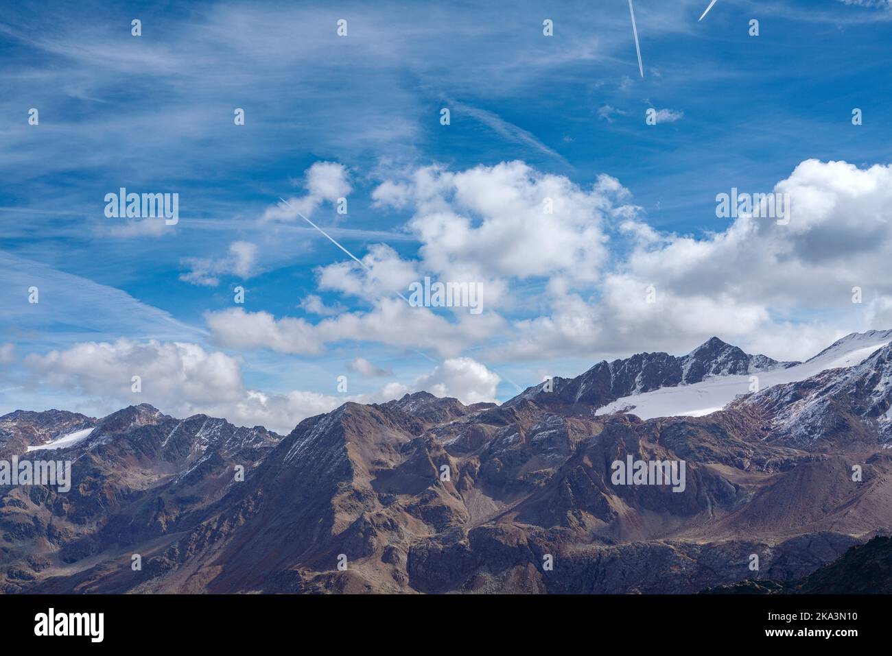 Hiking trail in South Tyrol in the Martell Valley Stock Photo - Alamy
