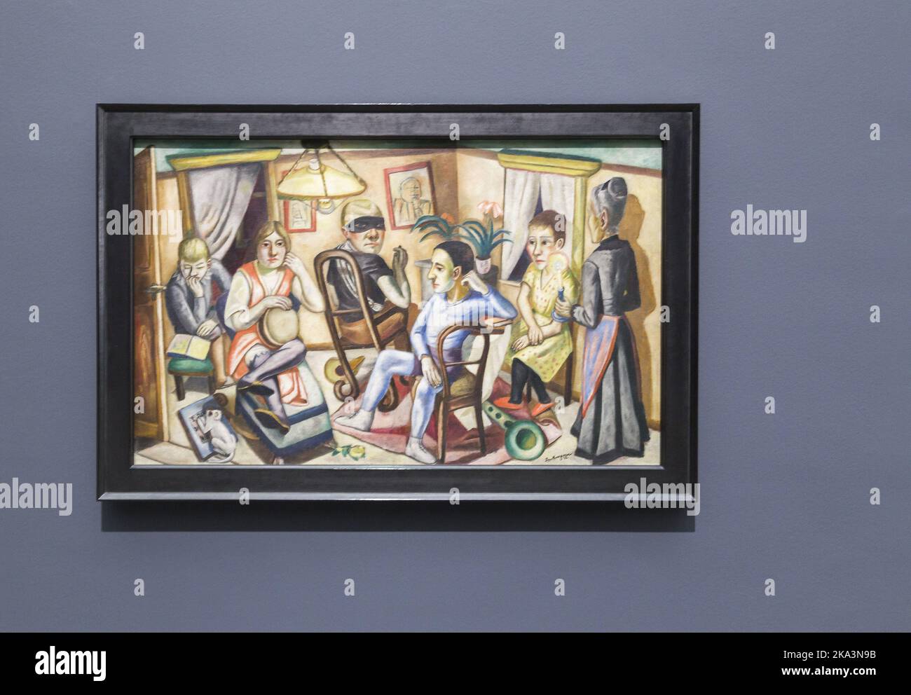 Max Beckman painting Stock Photo - Alamy