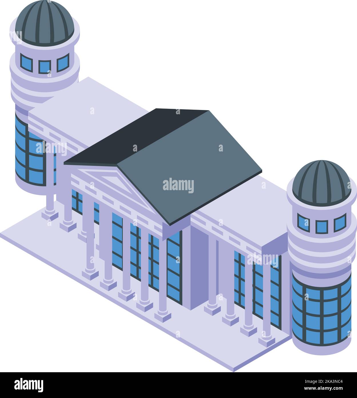 Bank building icon isometric vector. Travel city. Landmark culture ...