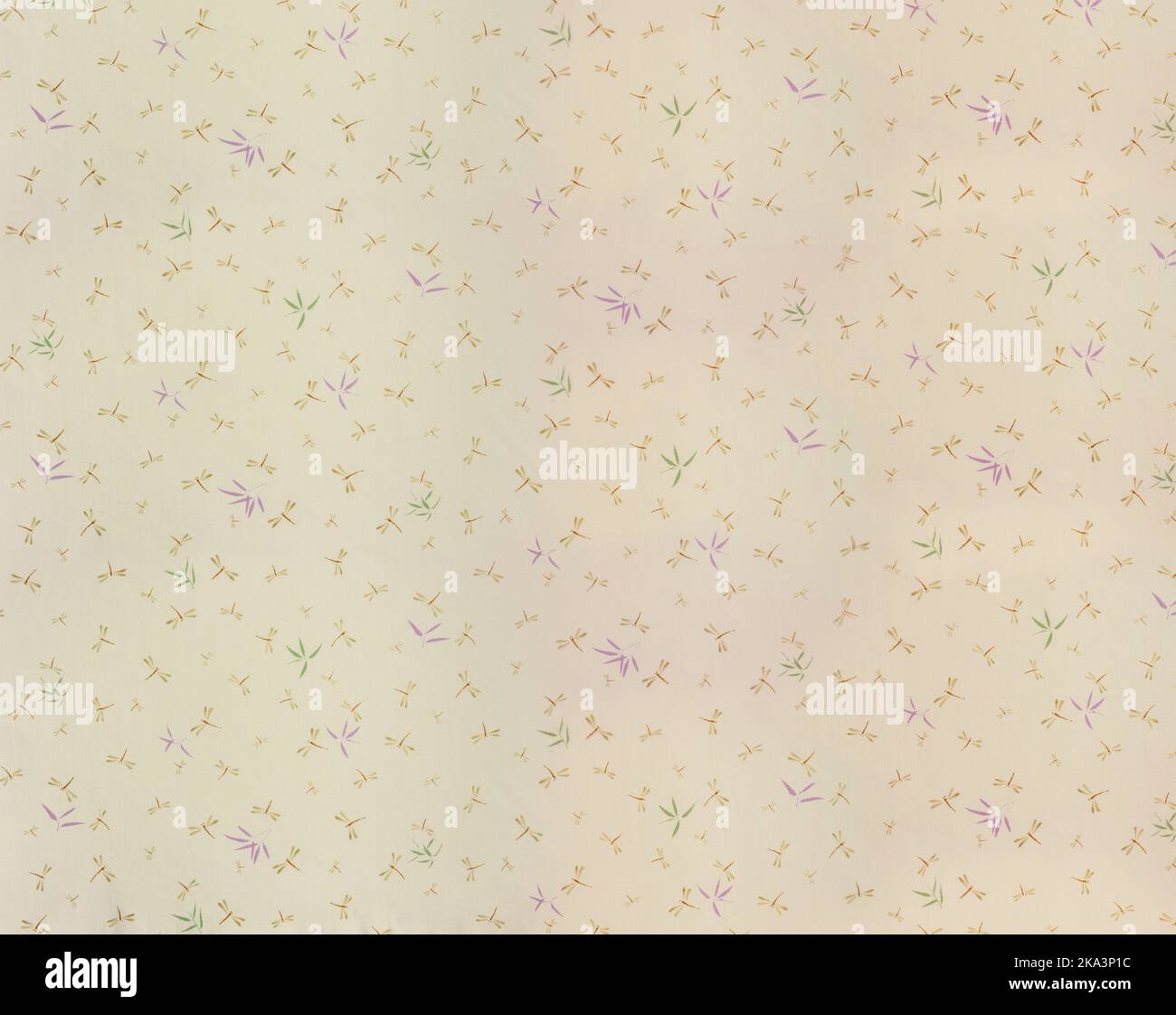 Photograph of a traditional Japanese furoshiki cloth with a summer ...