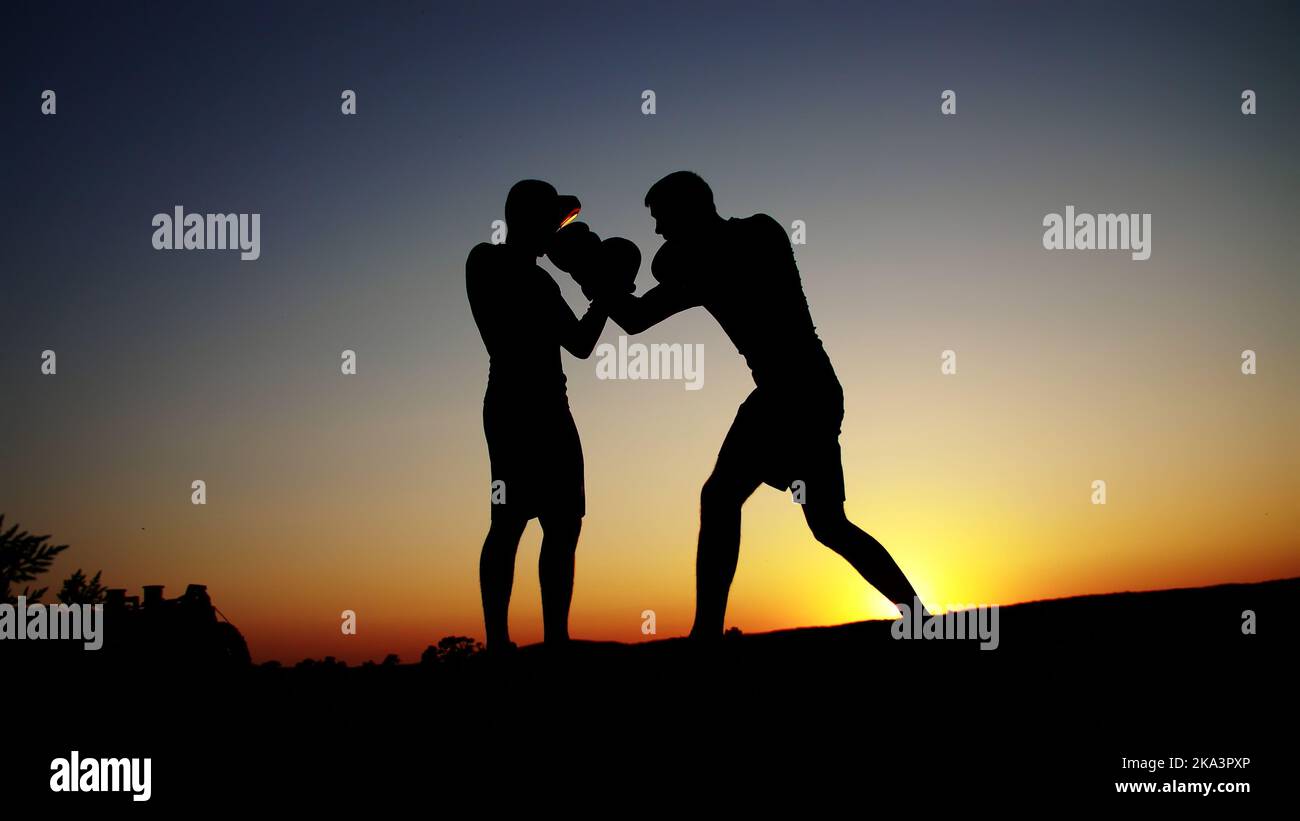 Strikes a boxing pose hi-res stock photography and images - Alamy