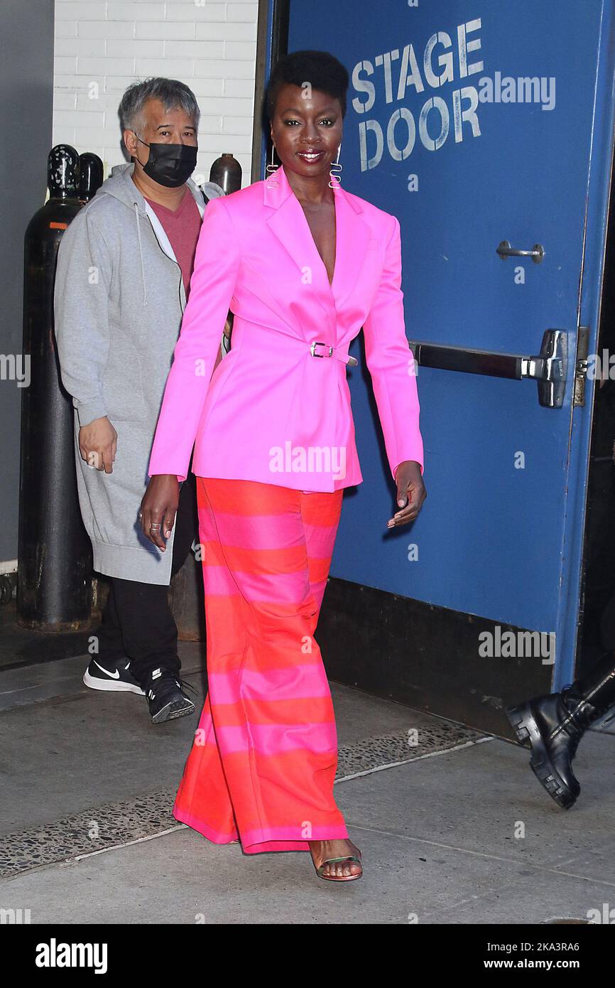 Celebrity Sightings At 'Good Morning America' -PICTURED: Danai Gurira ...