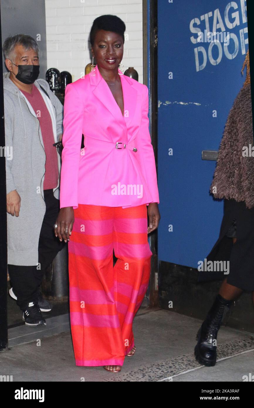 Celebrity Sightings At 'Good Morning America' -PICTURED: Danai Gurira ...