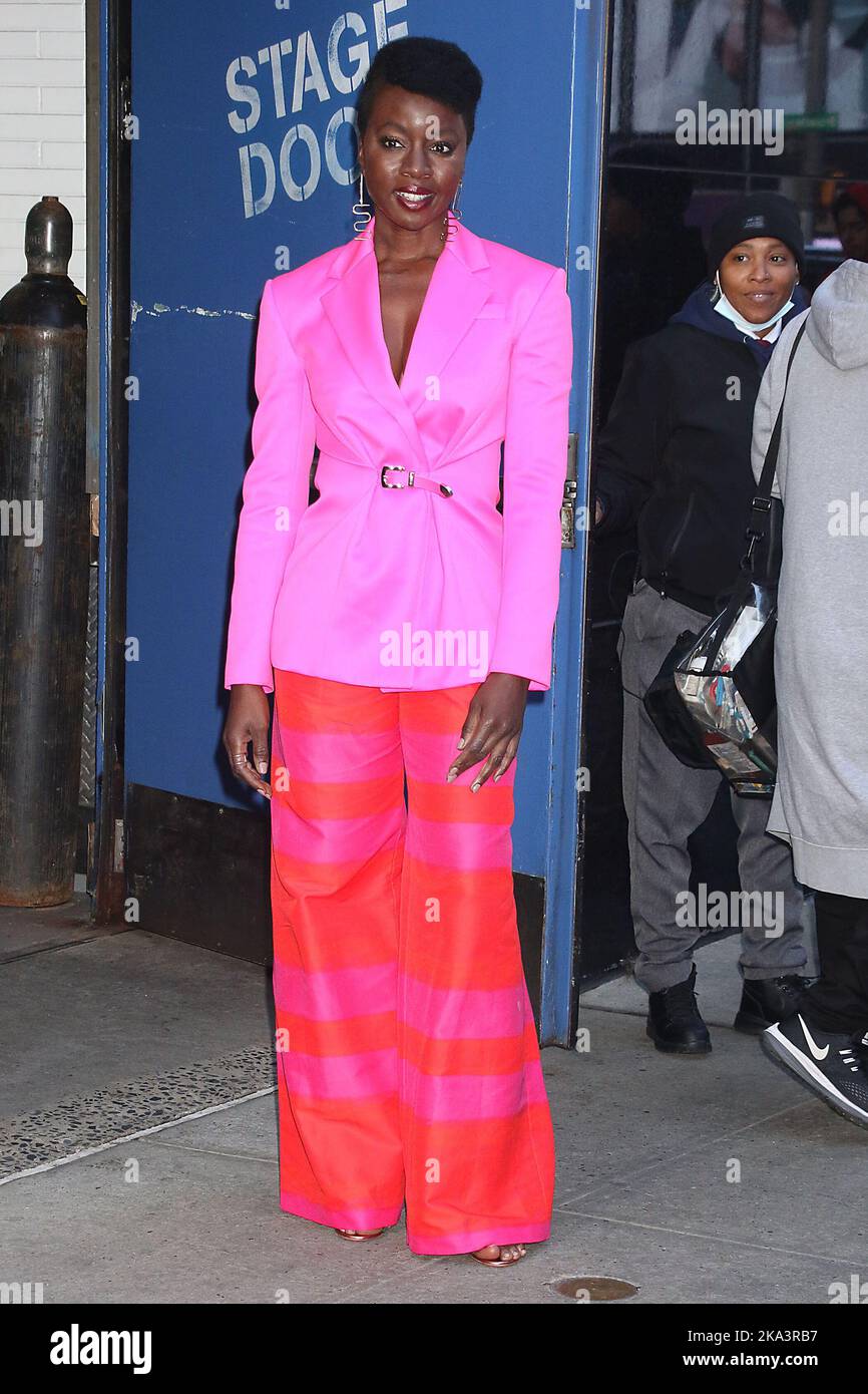 Celebrity Sightings At 'Good Morning America' -PICTURED: Danai Gurira ...