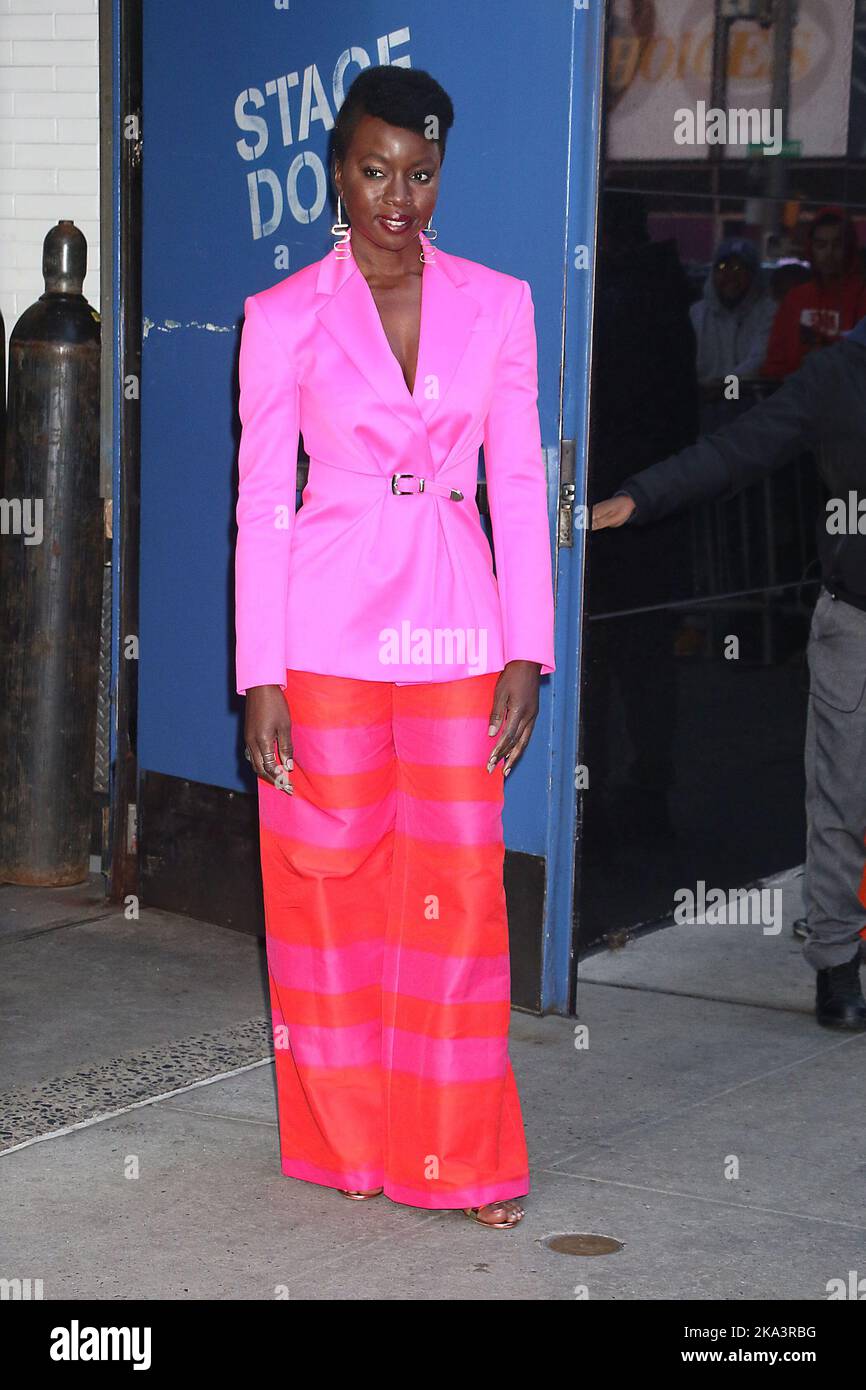 Celebrity Sightings At 'Good Morning America' -PICTURED: Danai Gurira ...