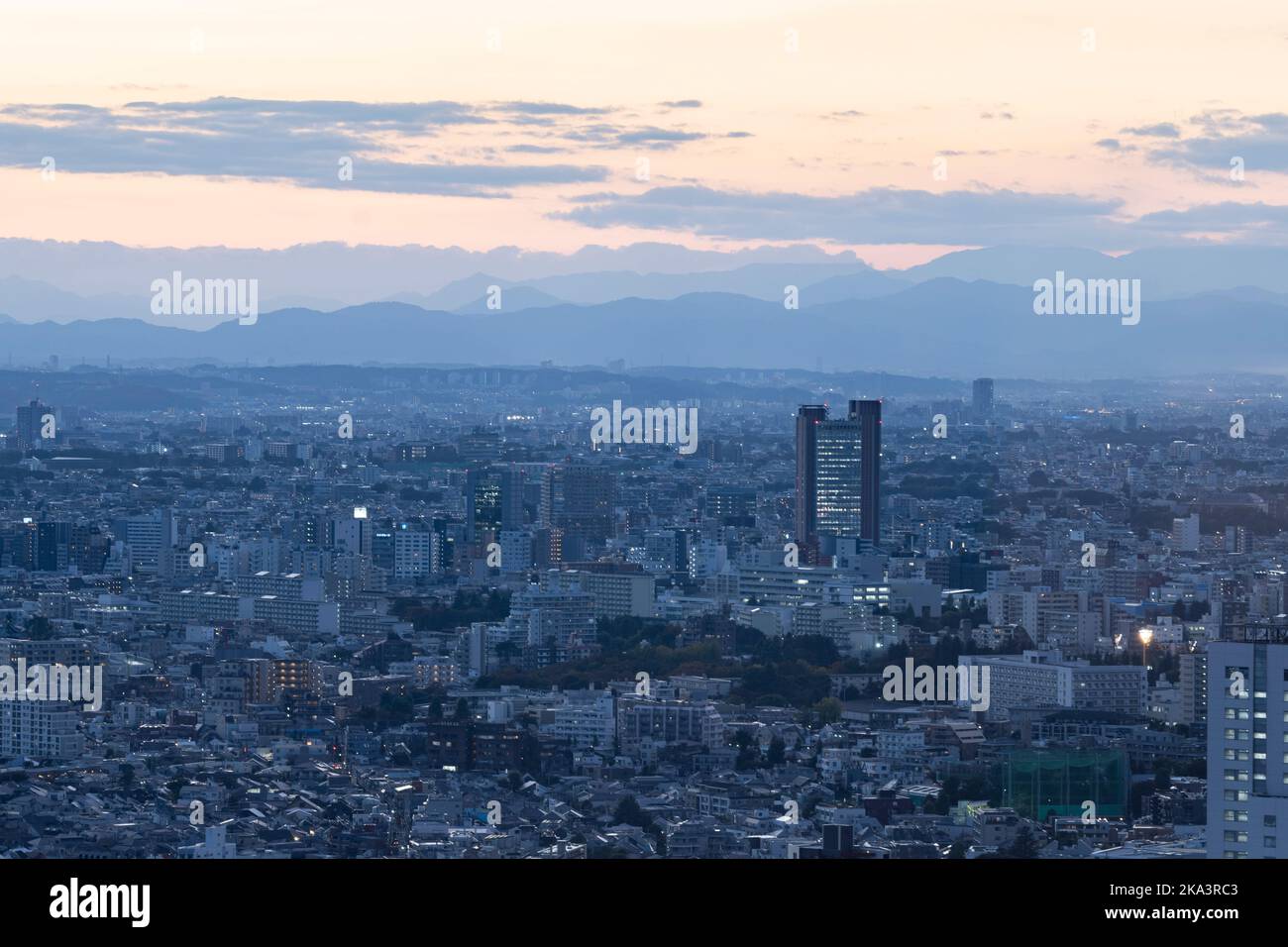 Tokyo, Japan. 31st Oct, 2022. The Tokyo skyline cityscape of commercial ...