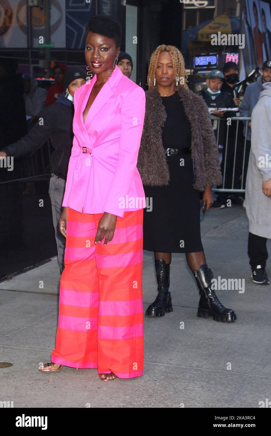 Celebrity Sightings At 'Good Morning America' -PICTURED: Danai Gurira ...