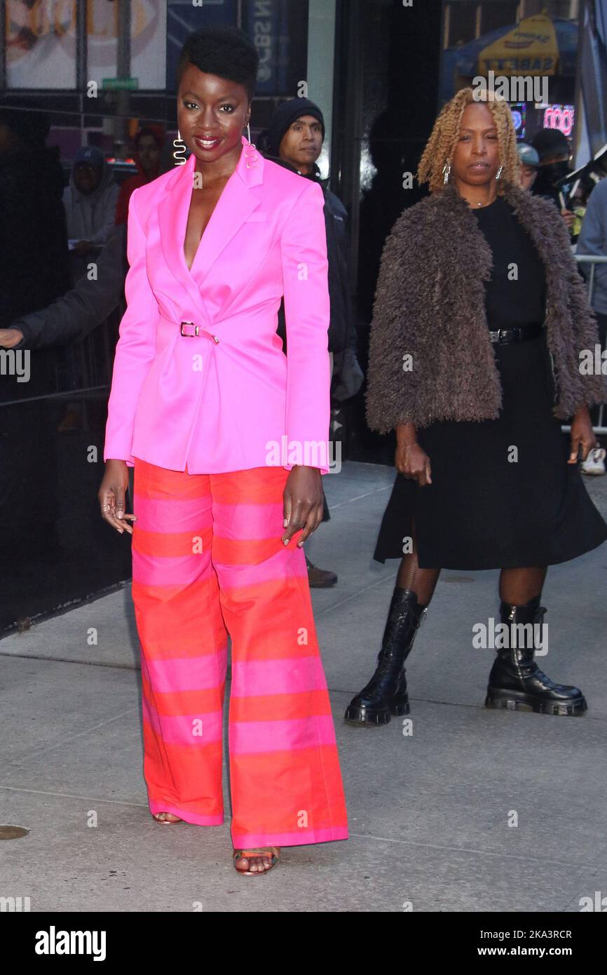 Celebrity Sightings At 'Good Morning America' -PICTURED: Danai Gurira ...