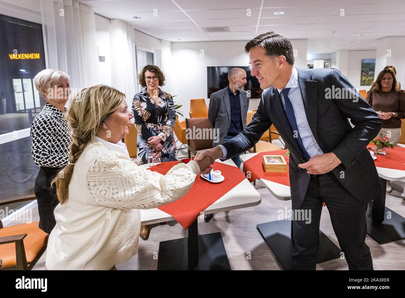 VALKENBURG - 2022-10-31 18:57:09 VALKENBURG - Prime Minister Mark Rutte ...