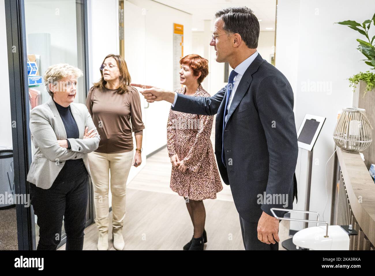 VALKENBURG - 2022-10-31 18:42:14 VALKENBURG - Prime Minister Mark Rutte ...