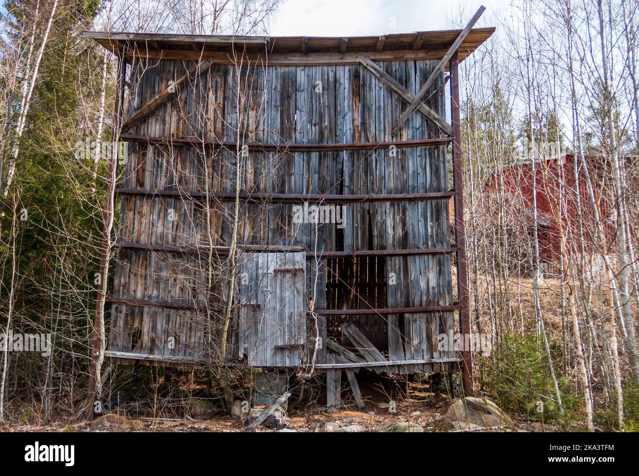 Collapsing roof beams hi-res stock photography and images - Alamy