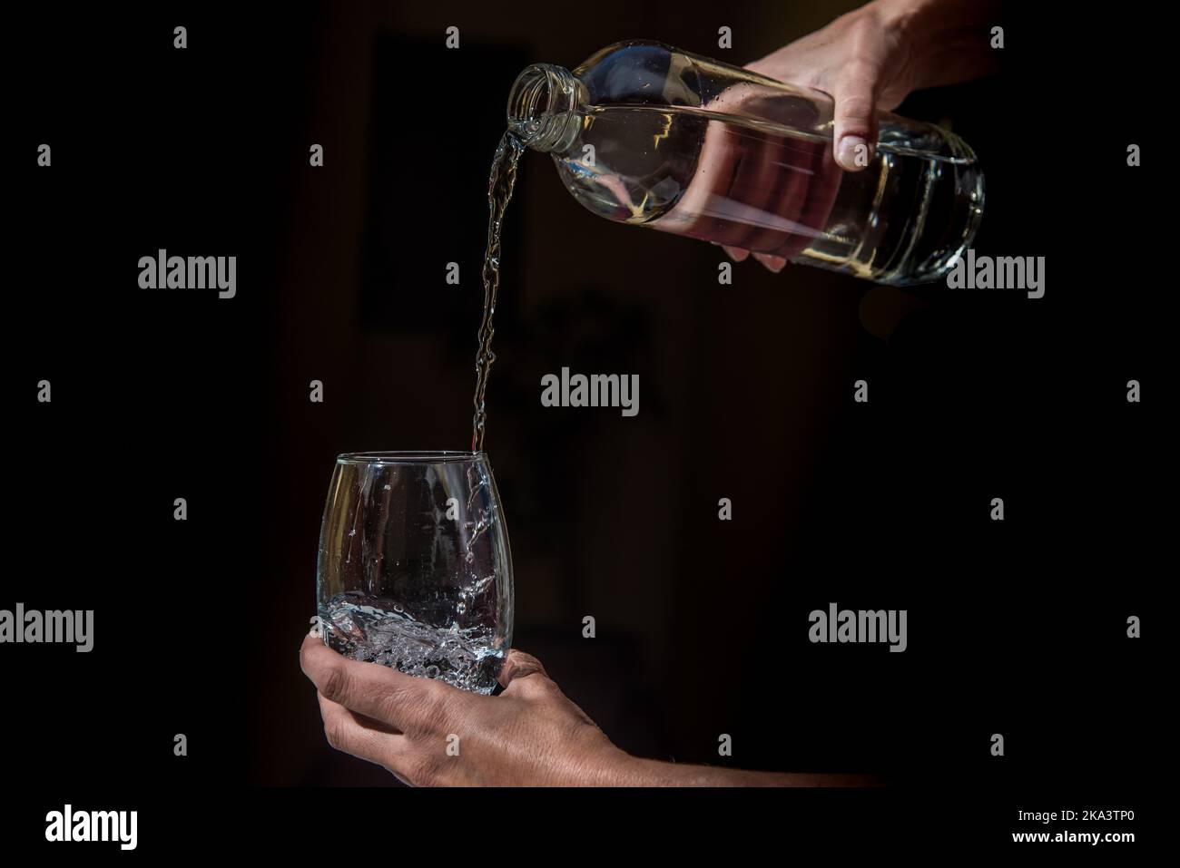 Bottle , exploding water hi-res stock photography and images - Alamy