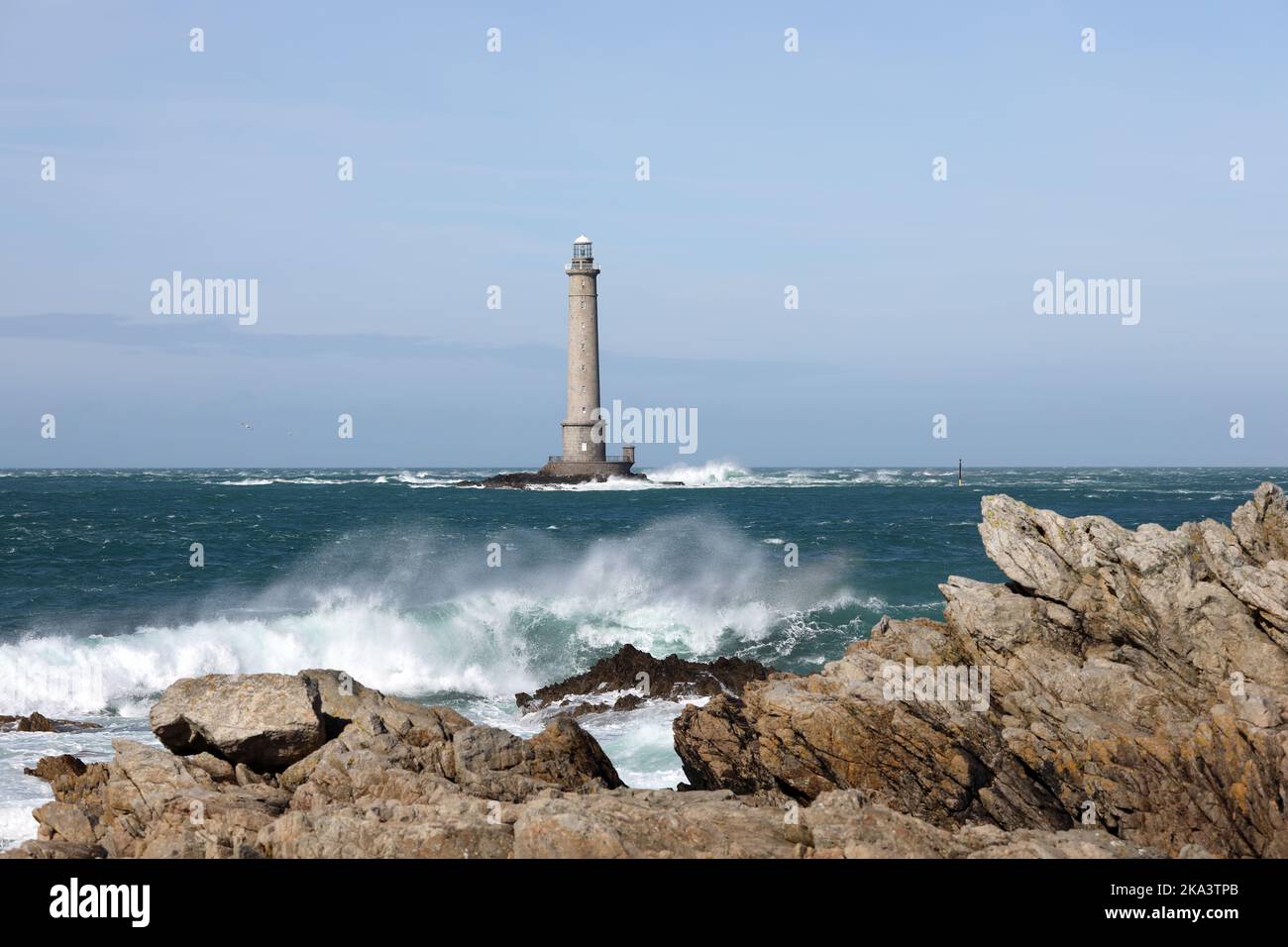 The Goury Lighthouse, Cap de la Hague, Normandy, France Stock Photo - Alamy