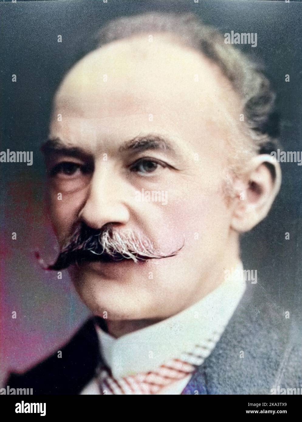 THOMAS HARDY (1840-1928) English novelist about 1912 Stock Photo - Alamy