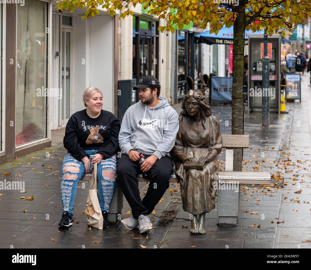 22 October 2022. Perth, Tayside, Scotland. This is a man and woman ...