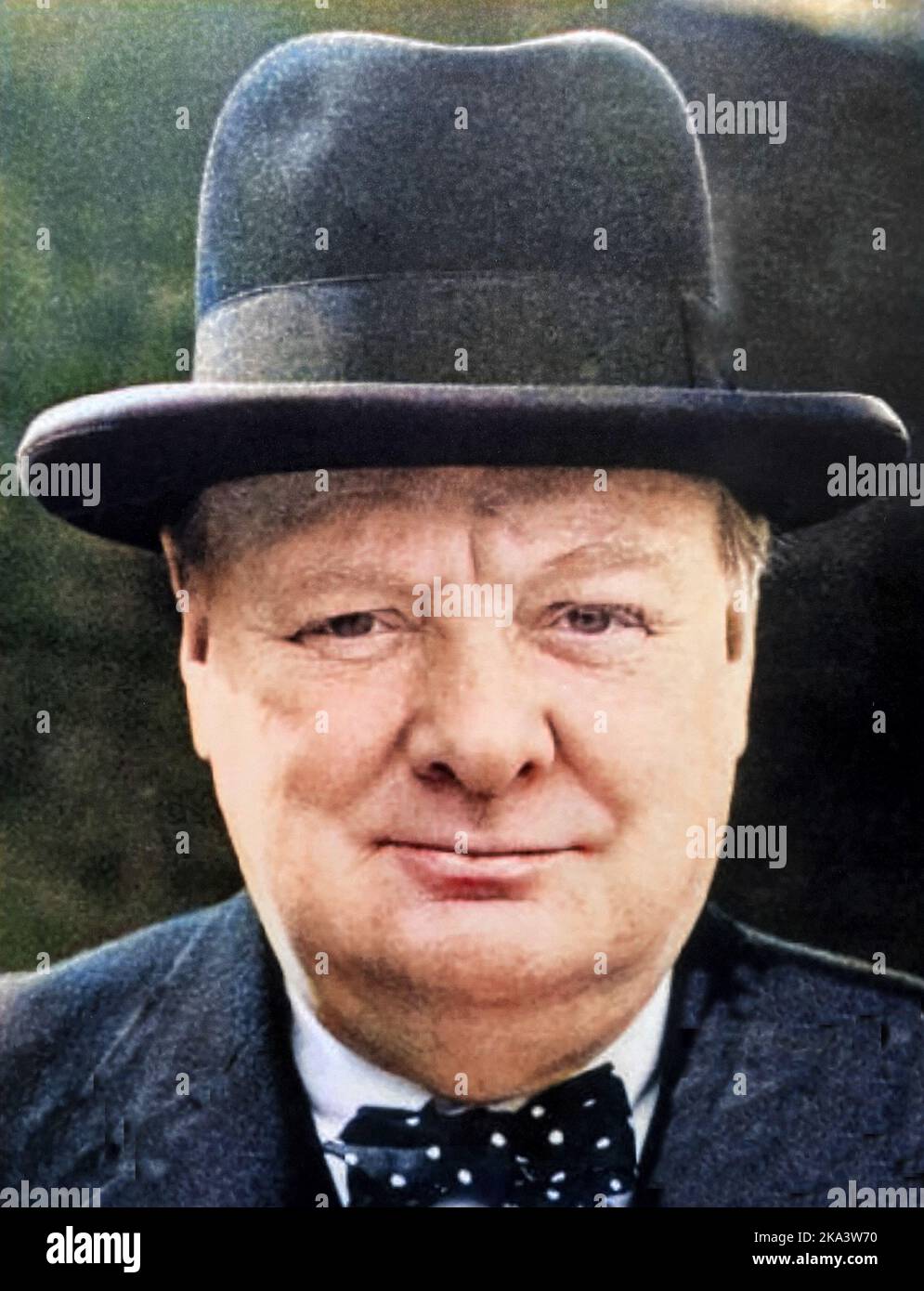 WINSTON CHURCHILL ( 1874-1965) British statesman about 1941 Stock Photo ...