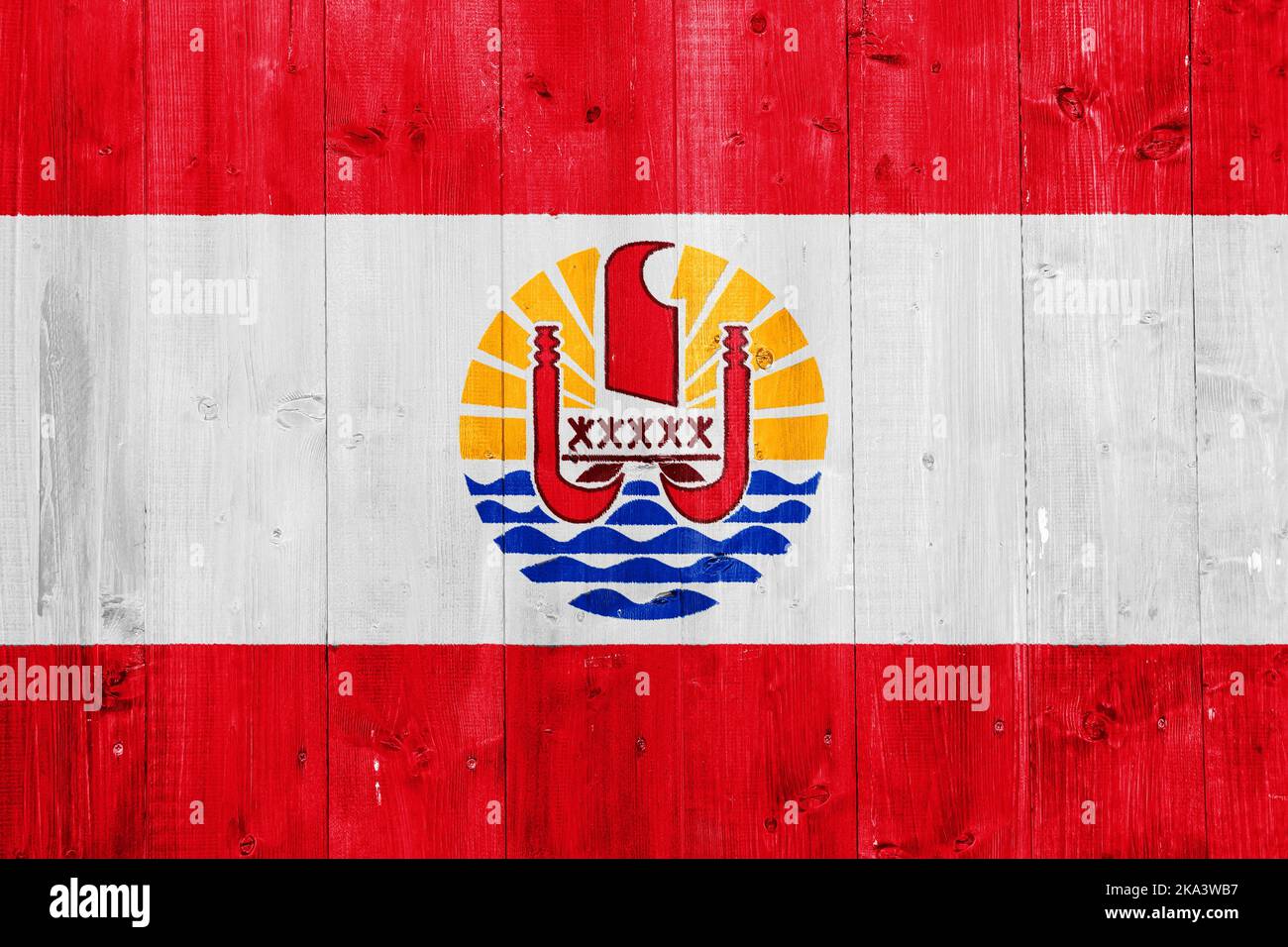 French Polynesia flag on texture. Concept collage Stock Photo - Alamy