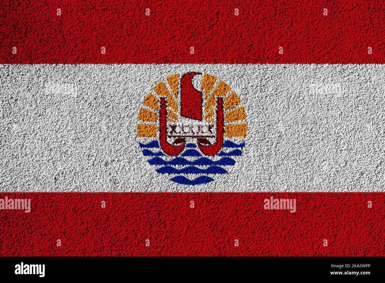 French Polynesia flag on texture. Concept collage Stock Photo - Alamy