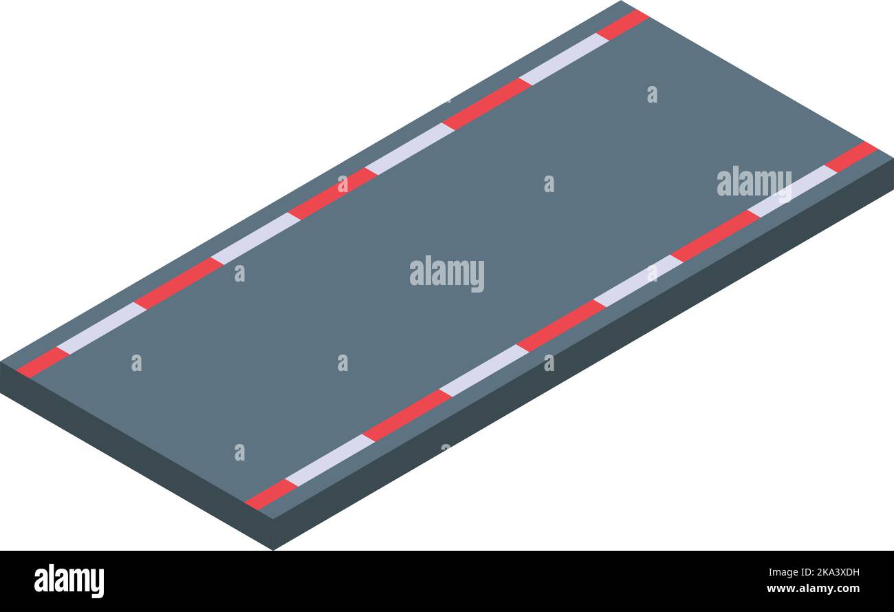 Auto road icon isometric vector. Car track. Speed formula Stock Vector ...