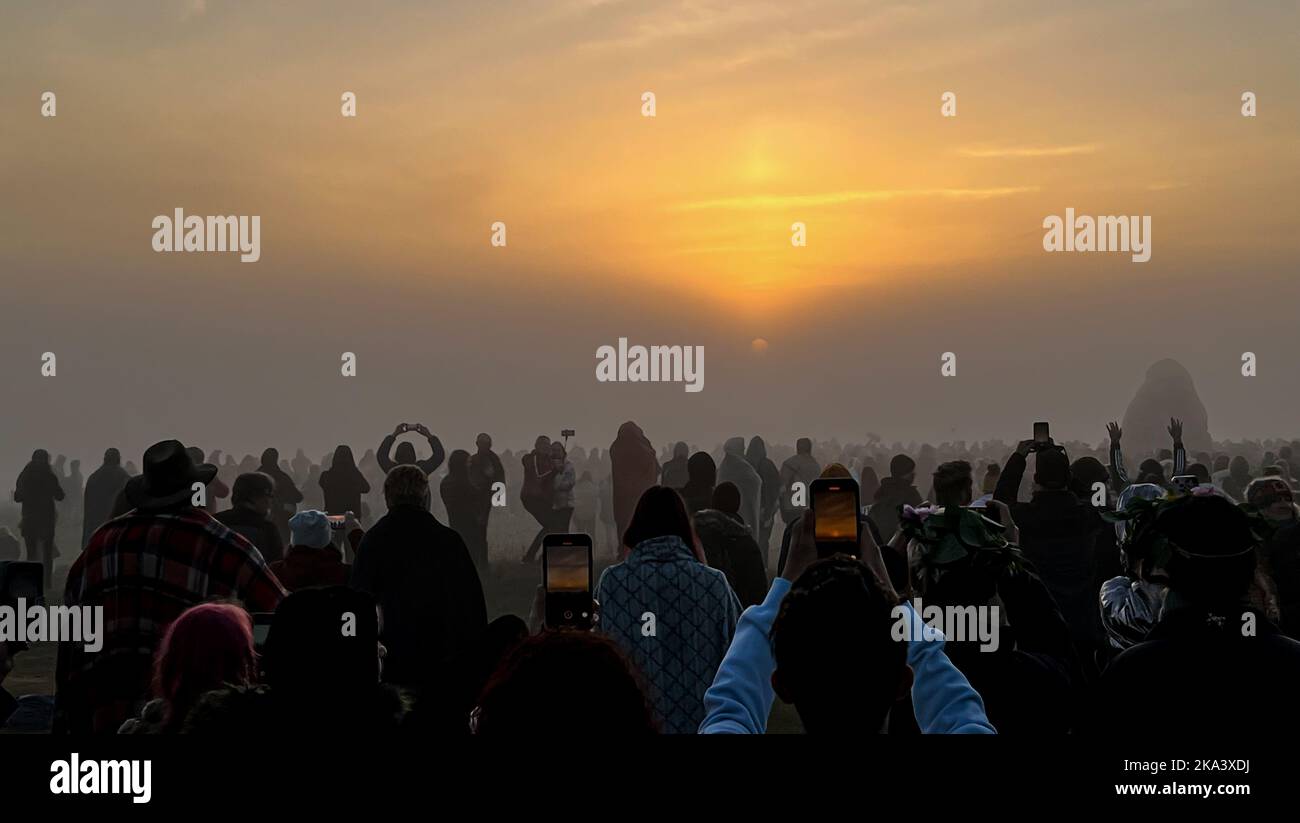 People from around the world descend on western England to celebrate ...