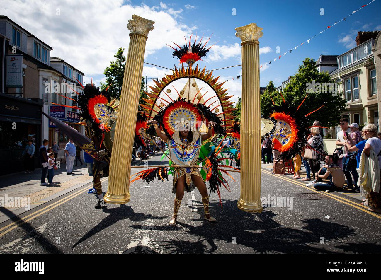 The people in colorful dresses performing at Fair Fun and Dancing in ...