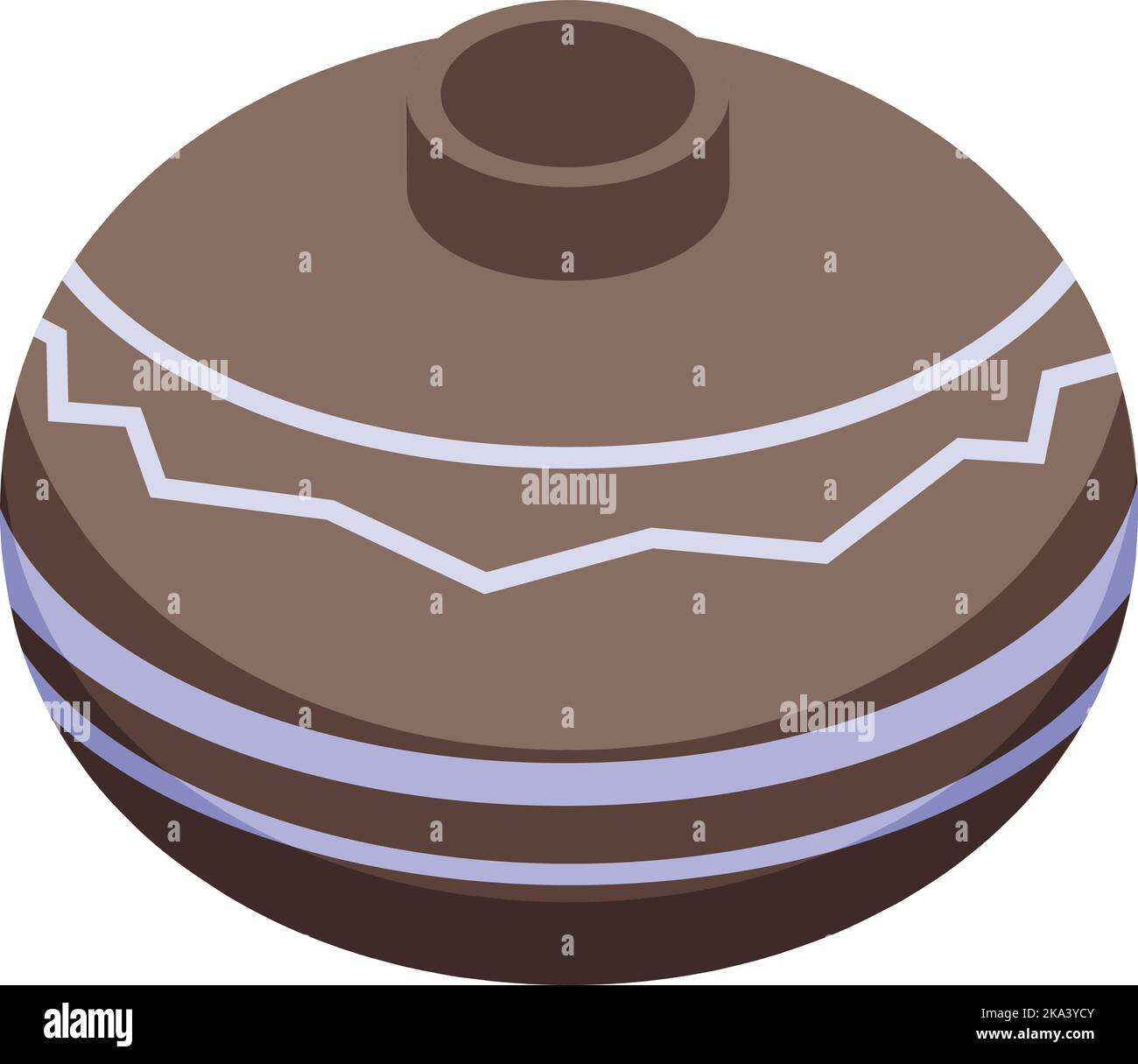 Pot icon isometric vector. Workshop class. Ceramic table Stock Vector ...