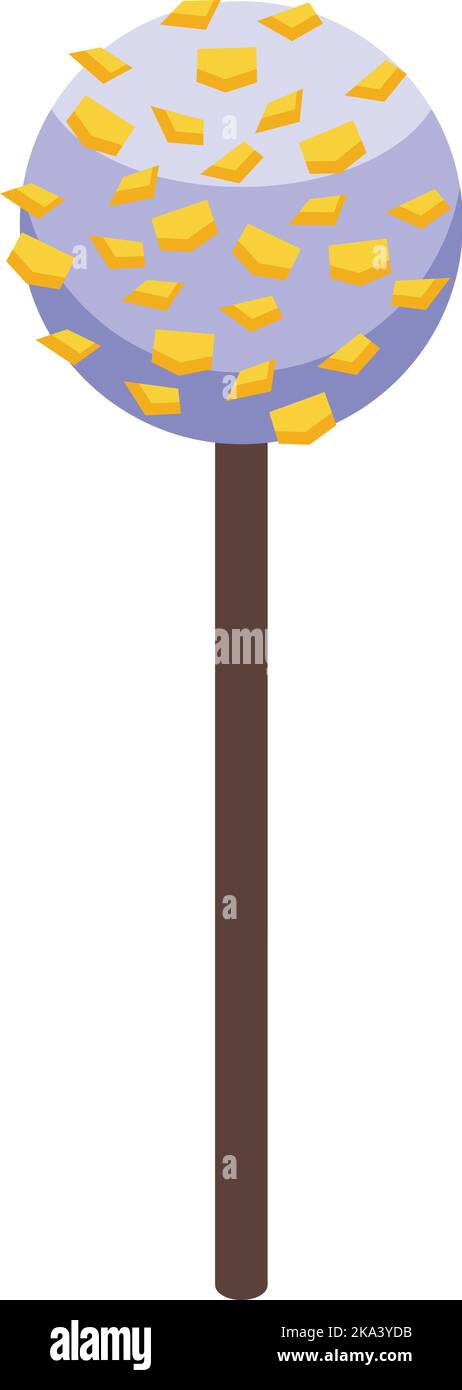 Bakery cake pop icon isometric vector. Snack pops. Cream food Stock ...