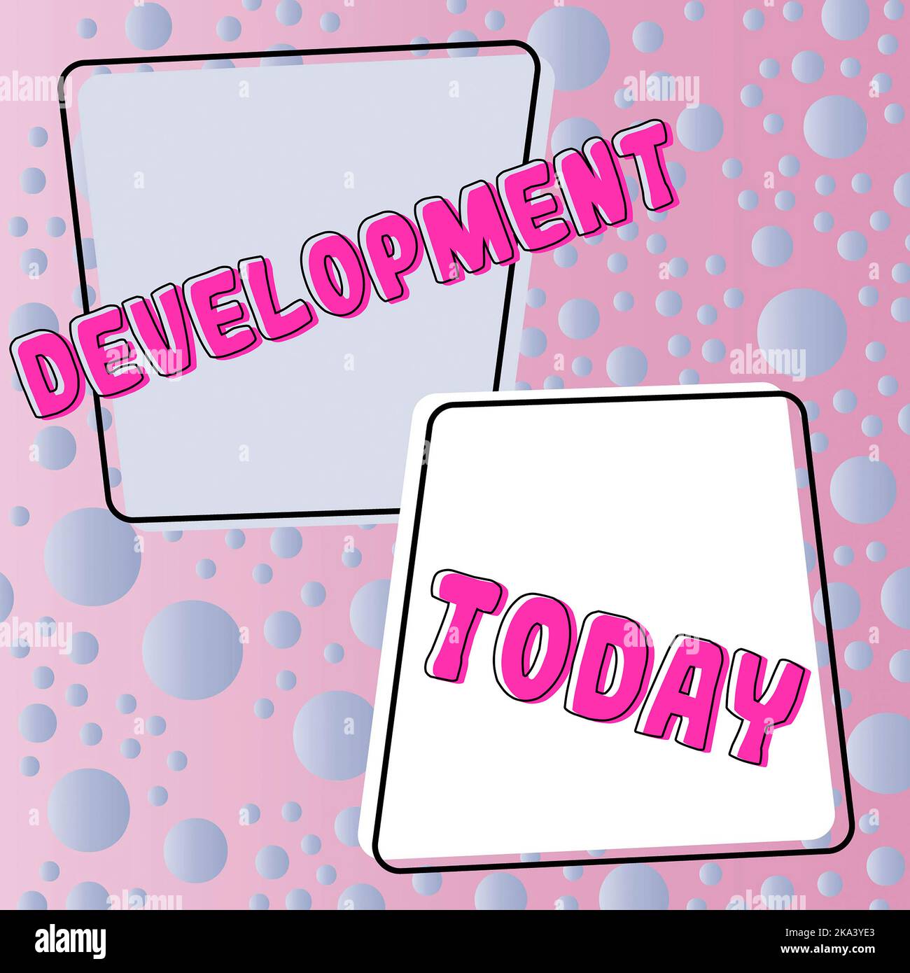Hand writing sign Development, Business idea a cycle in which somebody ...