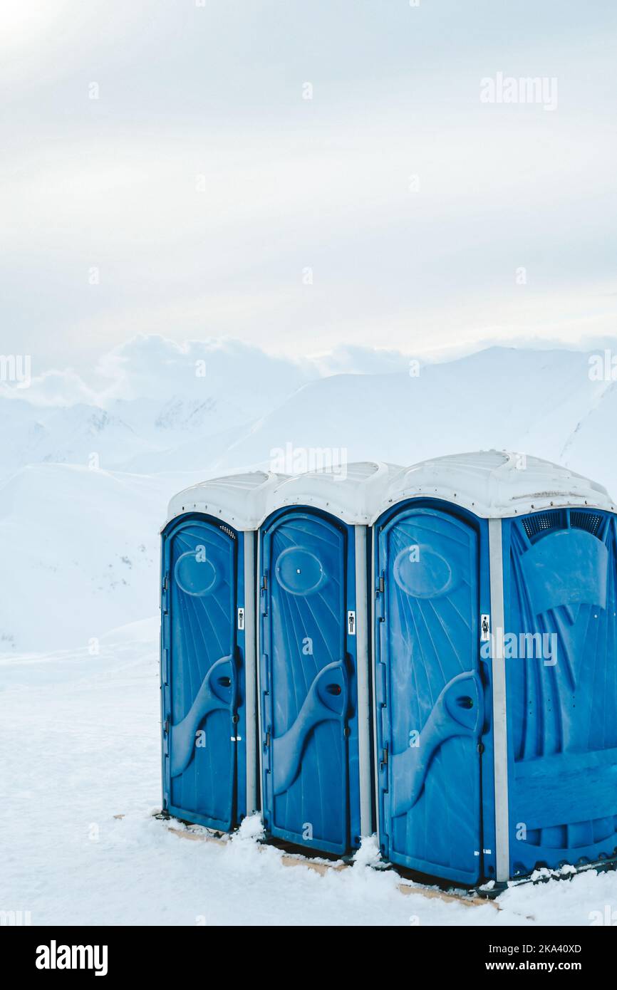 Toilet on mountain top hi-res stock photography and images - Alamy