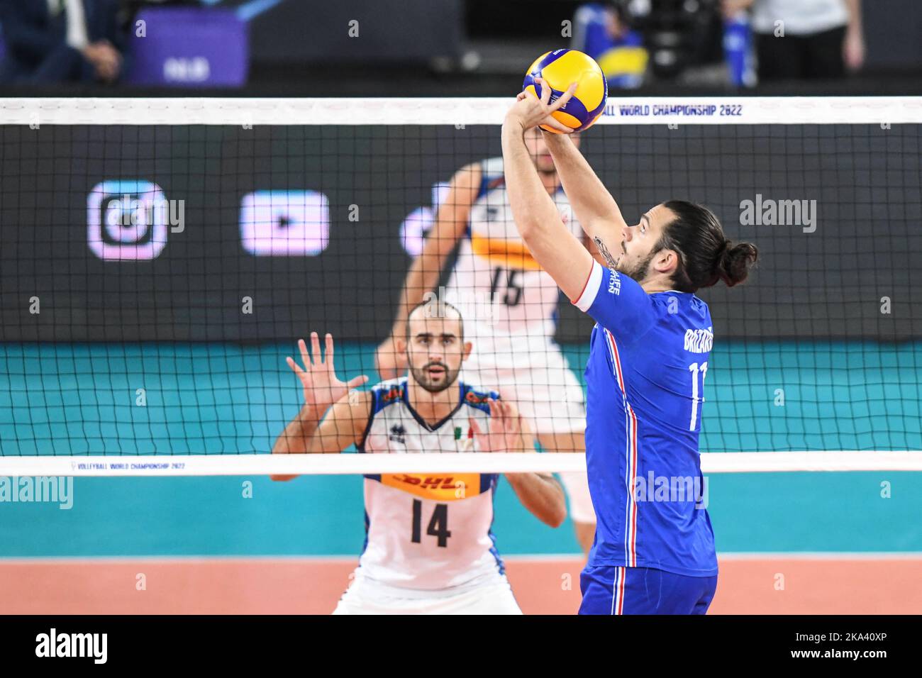 Antoine Brizard (France), Gianluca Galassi (Italy). Volleyball World ...