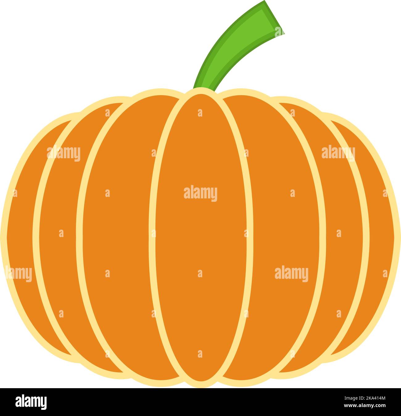 Pumpkin. Healthy and delicious food. Vector graphics on a white ...