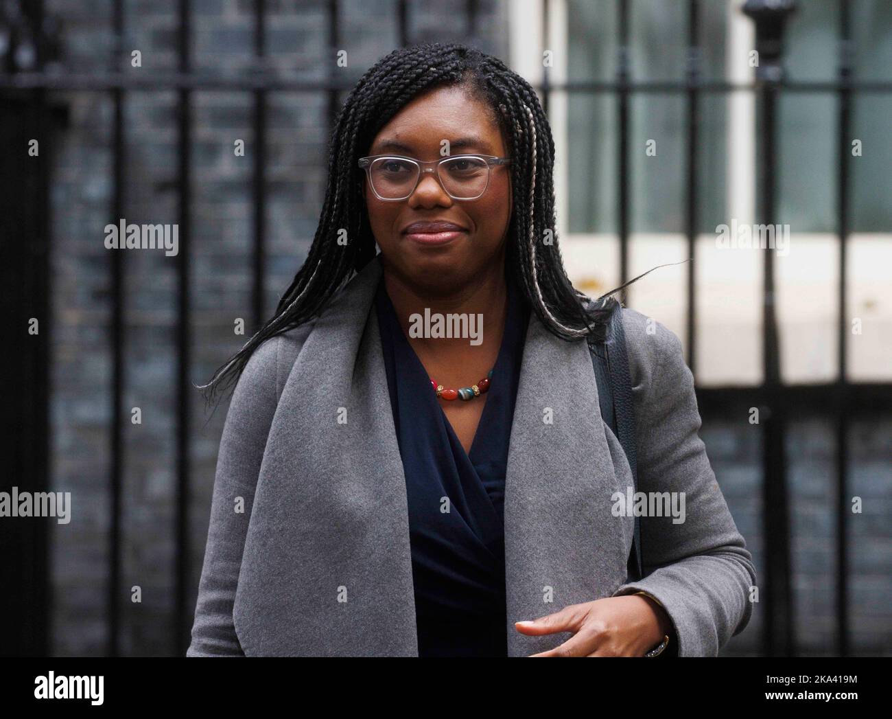 Kemi Badenoch, Secretary of State for International Trade, at Downing ...