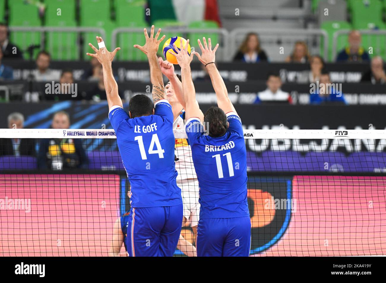 Antoine Brizard, Nicolas Le Goff (France); Alessandro Michieletto (Italy). Volleyball World ...