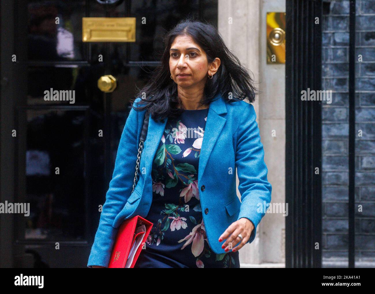 Home Secretary, Suella Braverman, arrives for a Cabinet meeting. Rishi ...
